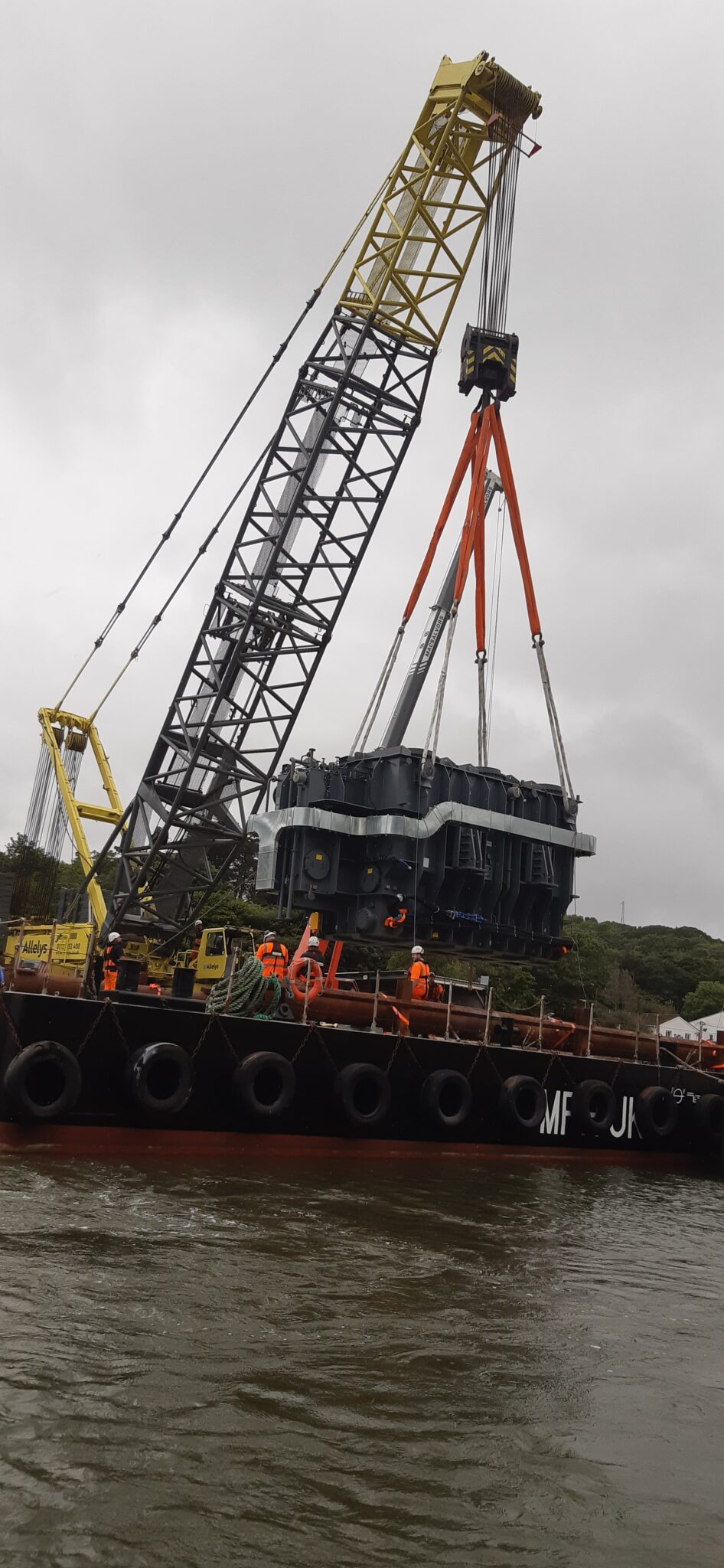 Project Cargo - 120ton transformer handled by The Port of Truro ...